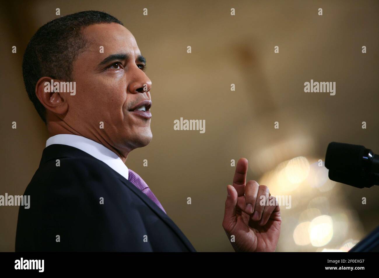 03 March 2010 - Washington, DC - President Barack Obama spoke to an ...