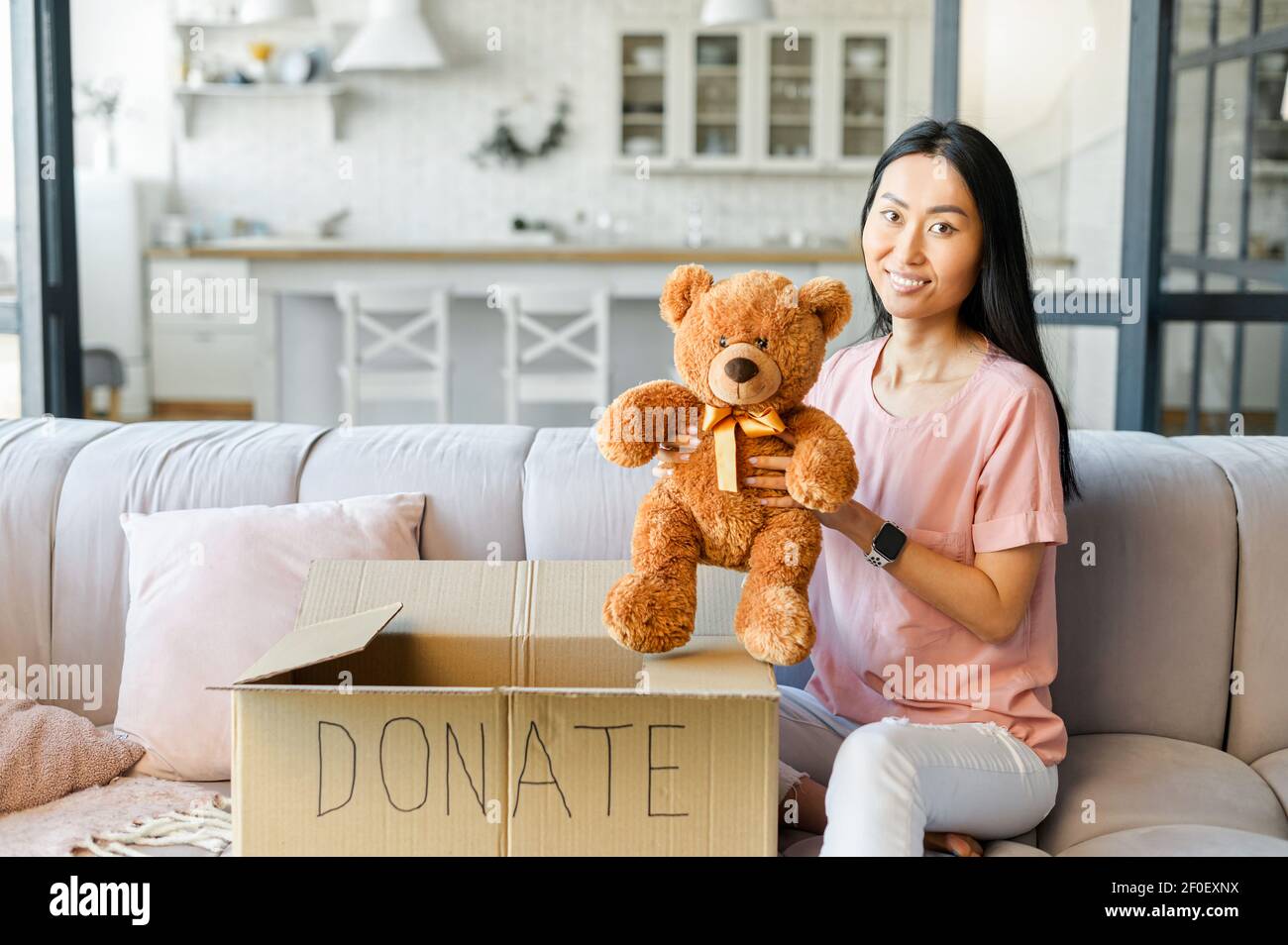 Kids clothing donation hi-res stock photography and images - Alamy