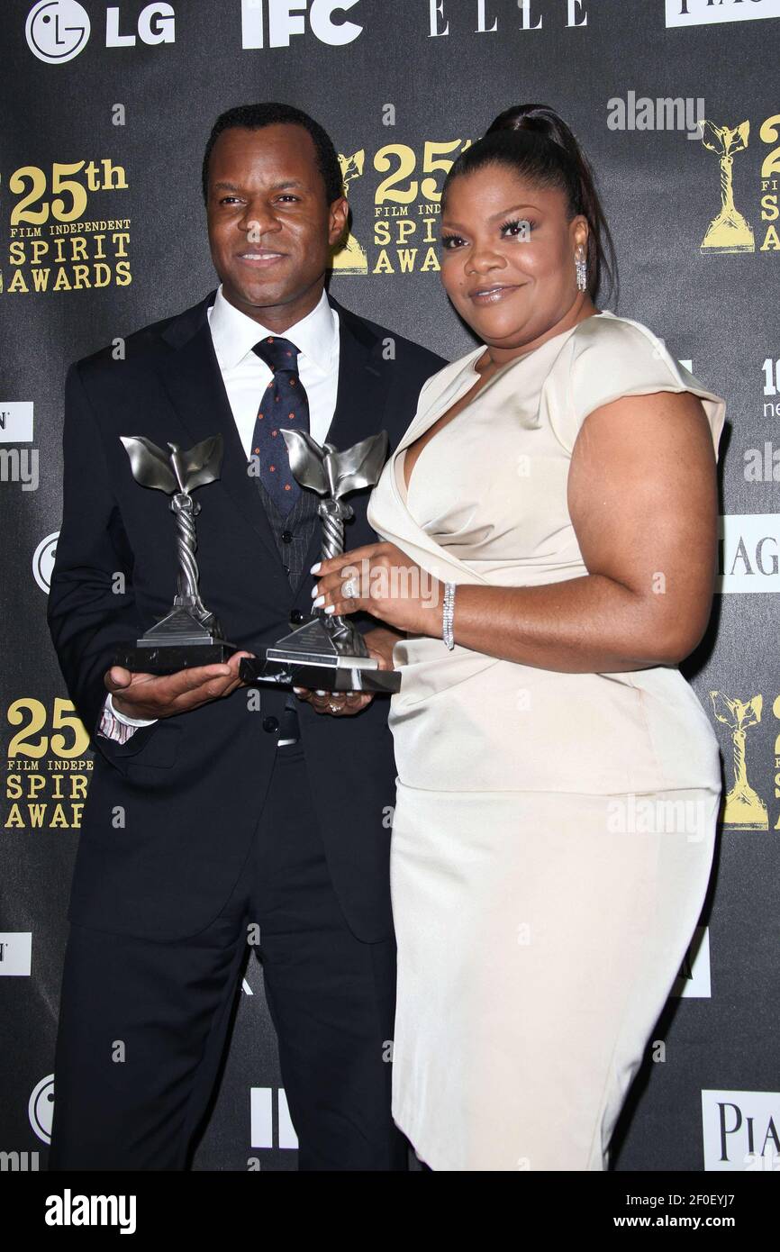 05 March 2010- Los Angeles, California- Geoffrey Fletcher and Mo'Nique ...