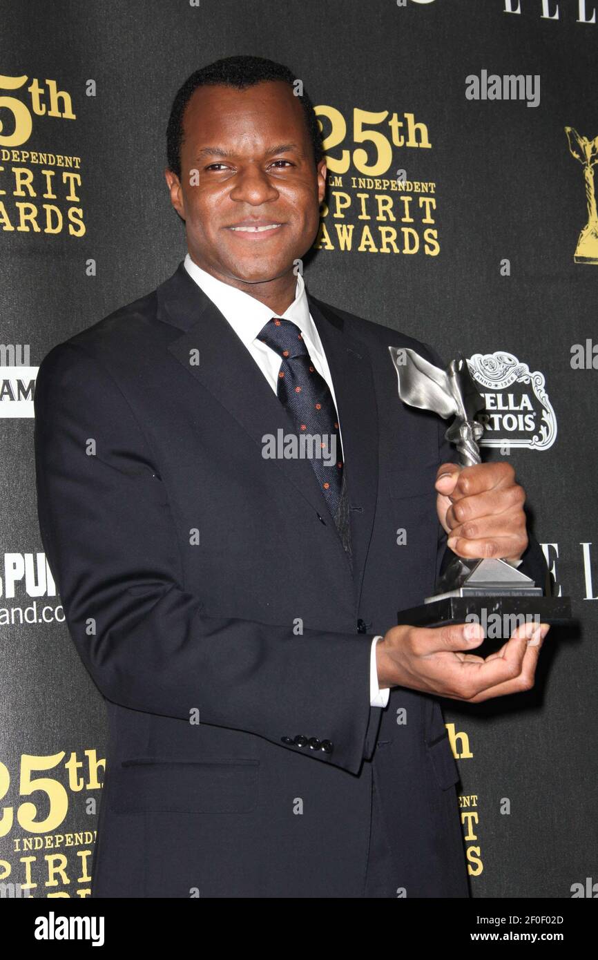 05 March 2010- Los Angeles, California- Geoffrey Fletcher poses ...