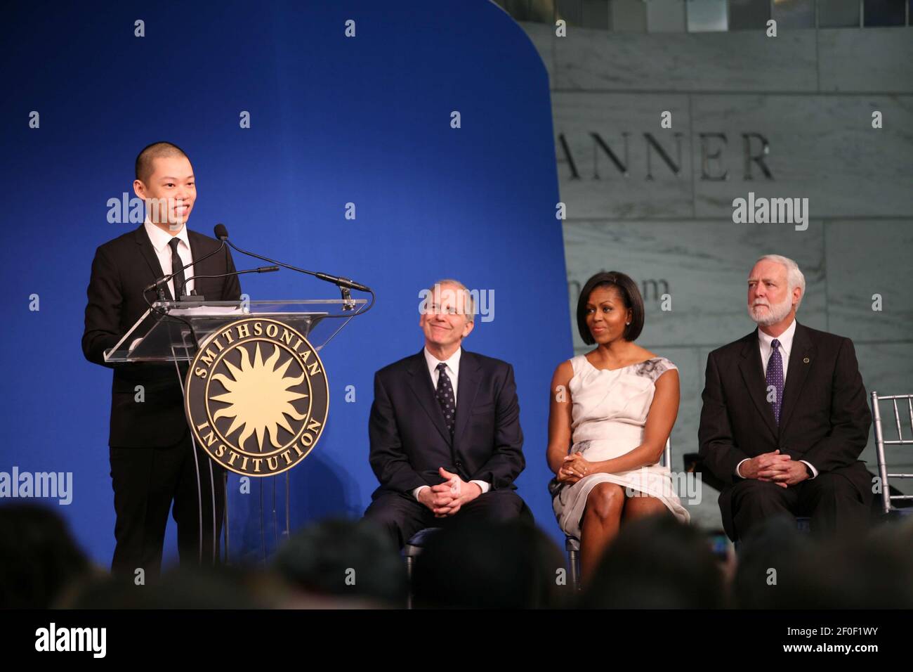 09 March 2010 - Washington, DC - First Lady Michelle Obama donated her Inaugural Ensemble to the ...
