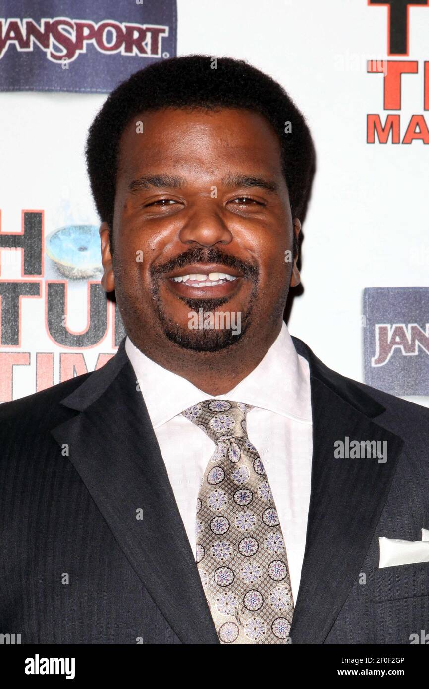 17 March 2010- Hollywood, California- Actor Craig Robinson arrives to the premiere of "Hot Tub ...