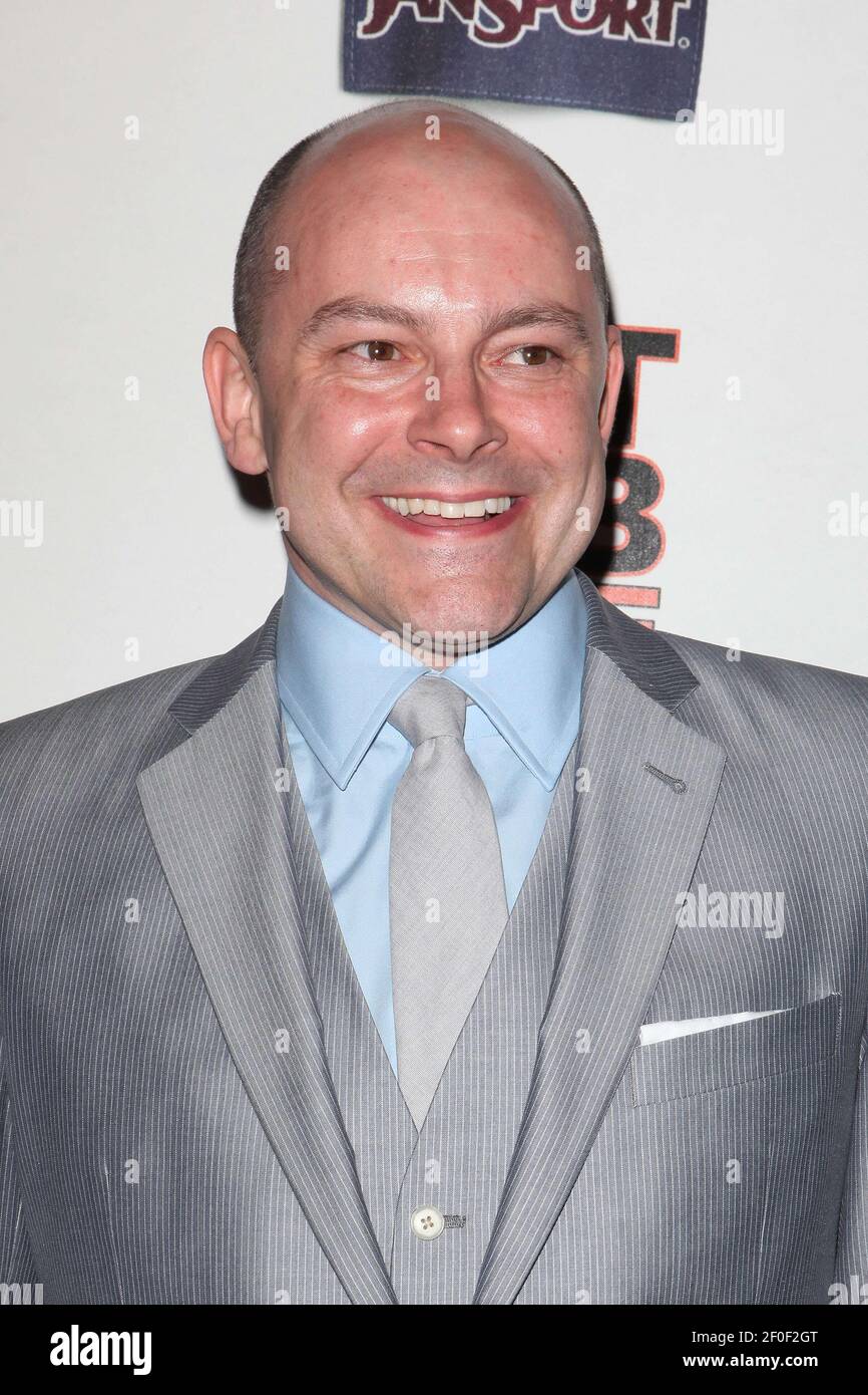17 March 2010- Hollywood, California- Actor Rob Corddry arrives to the ...