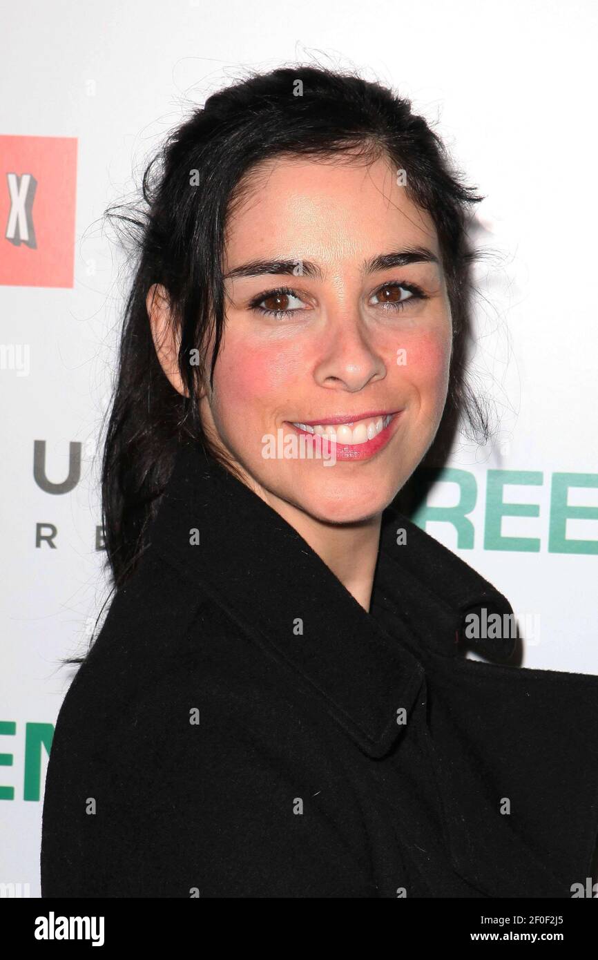 18 March 2010- Hollywood, California- Sarah Silverman arrives to the ...
