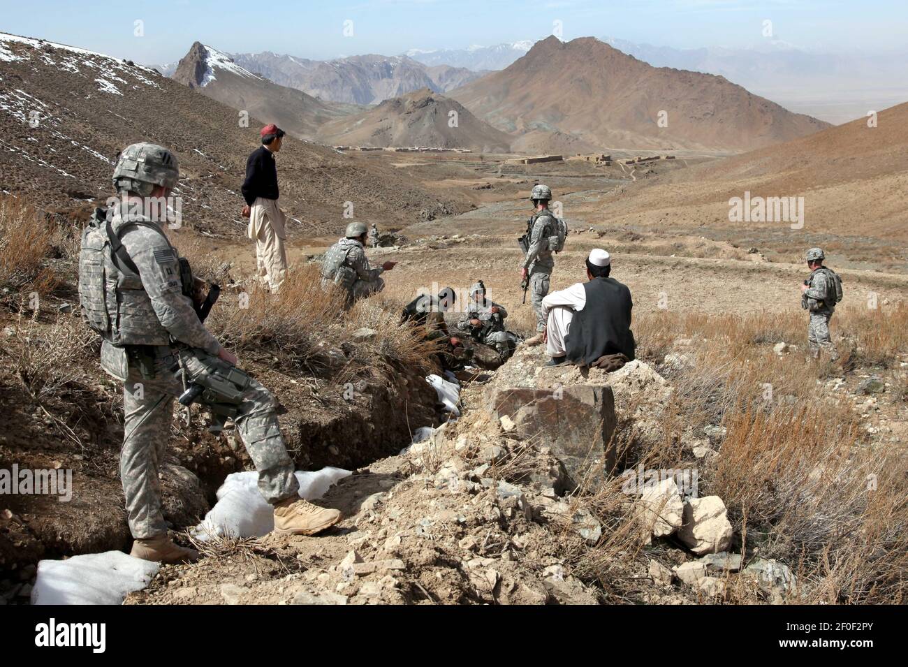 18 March 2010 - Logar Province, Afghanistan - U.S. Army and Afghan ...