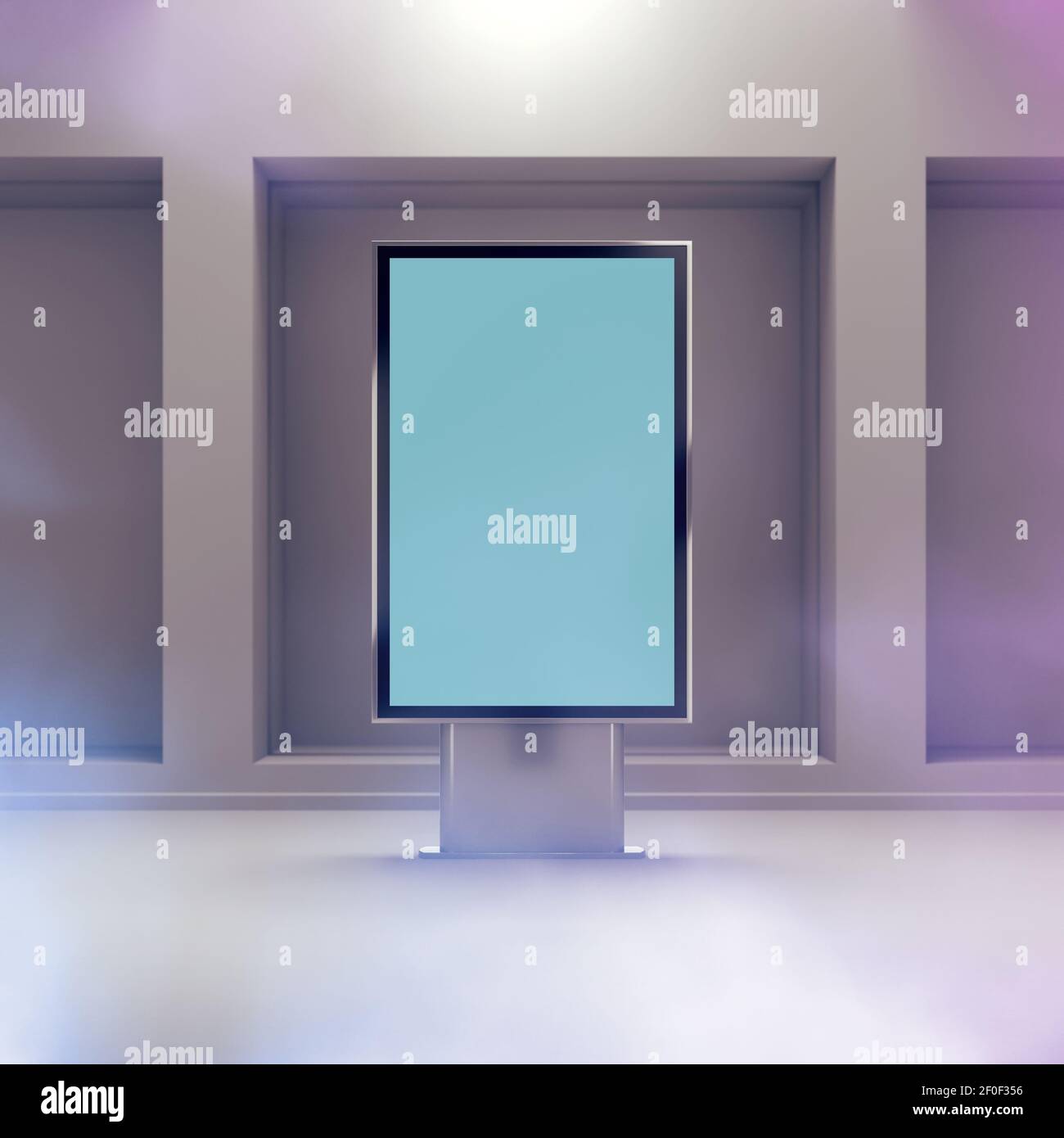 Black vertical monitor mockup Stock Photo - Alamy