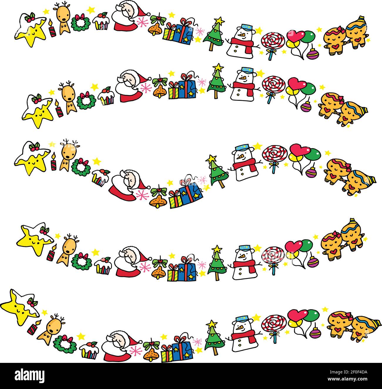 vector drawing Merry Christmas day card Stock Vector Image & Art - Alamy