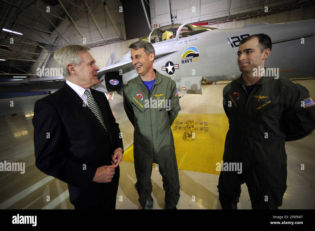 31 March 2010 - Andrews Airforce Base, Maryland - Secretary of the Navy ...