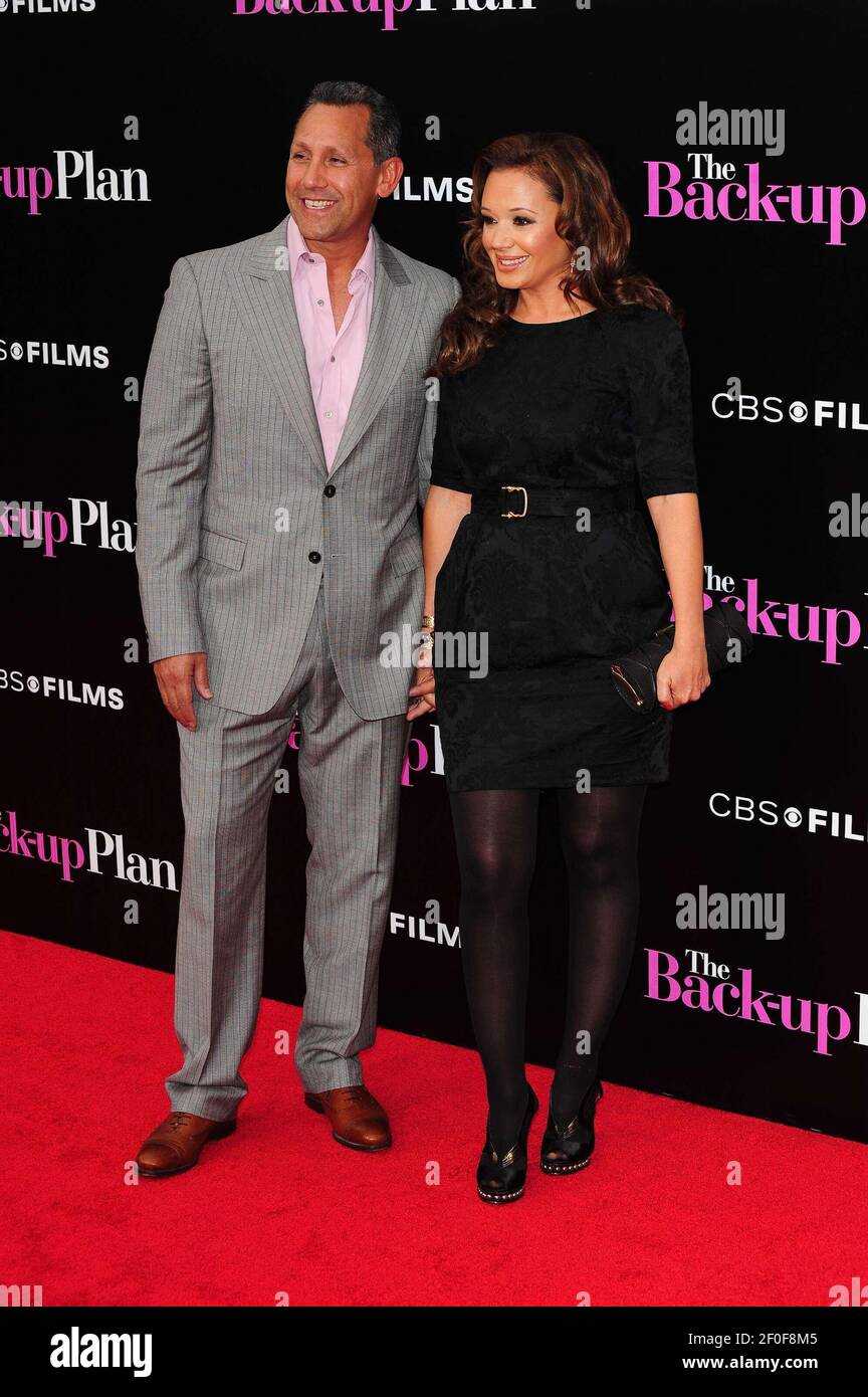 Angelo Pagan and wife Leah Remini. 21 April 2010, Westwood, CA. "The ...