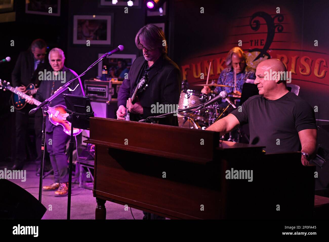 Boca Raton. 06th Mar, 2021. John Merjave, Max Weinberg, Glen Burtnik ...
