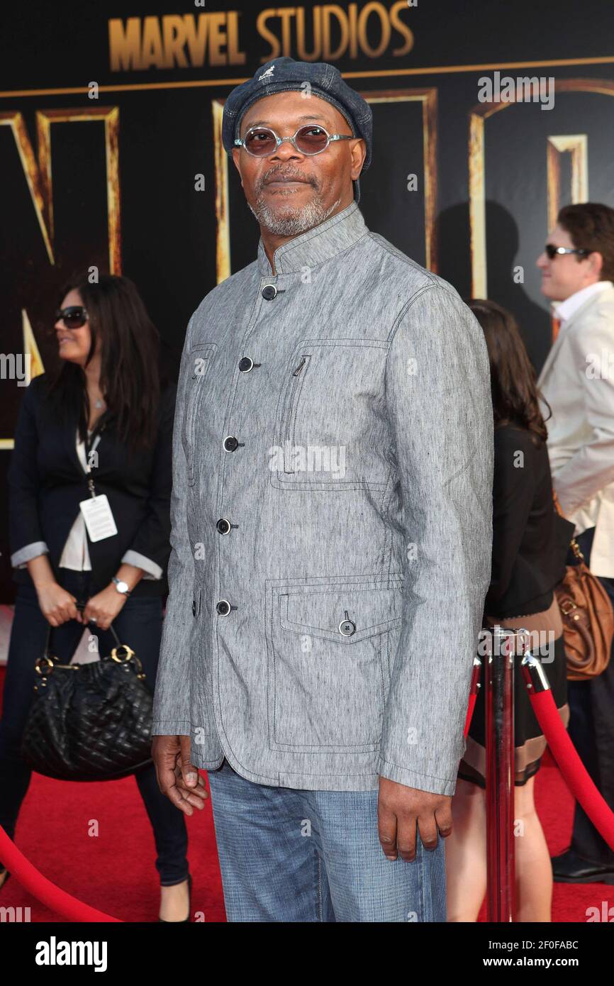 26 April 2010- Hollywood, California- Samuel L Jackson arrives at the ...