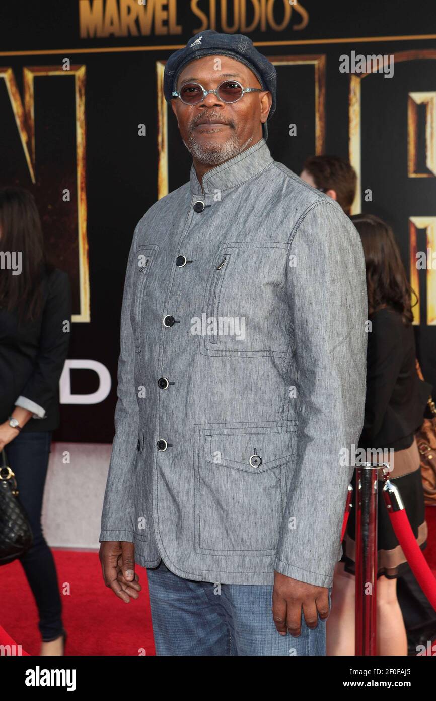 26 April 2010- Hollywood, California- Samuel L Jackson arrives at the ...