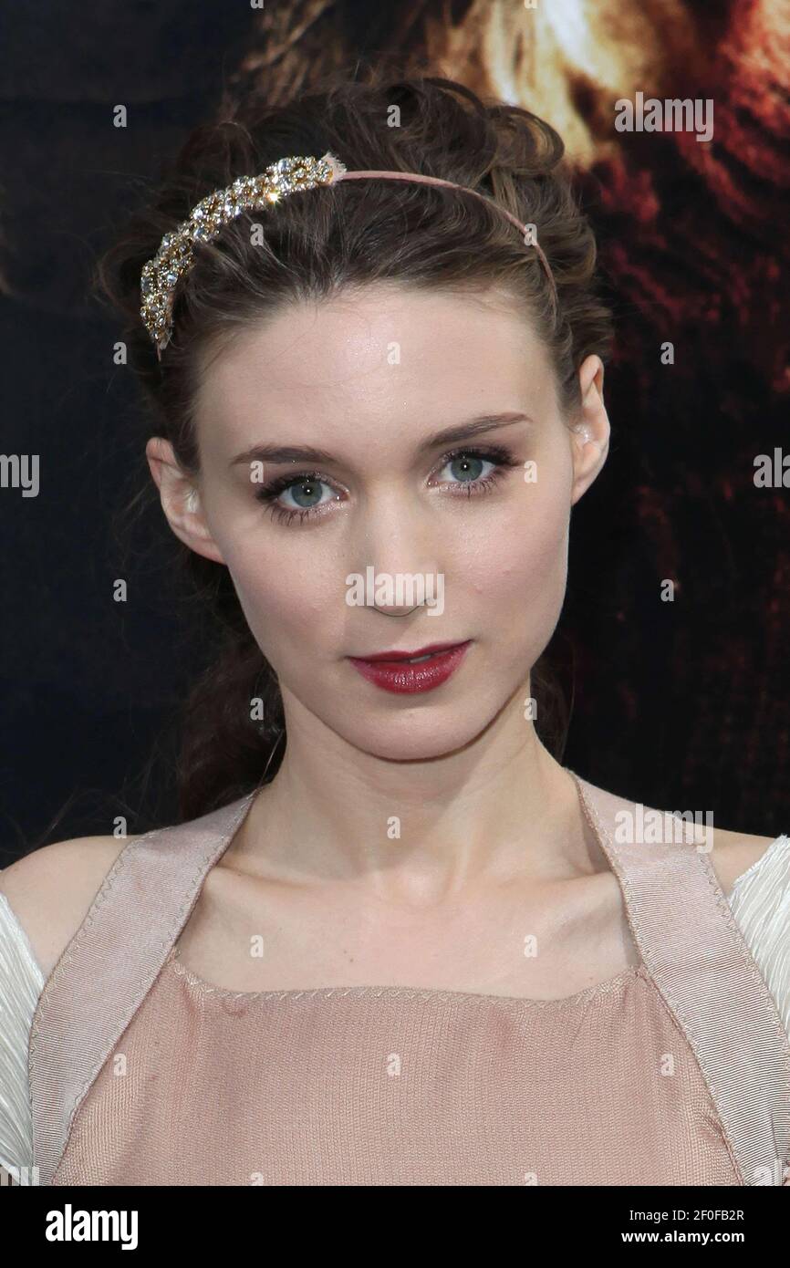 27 April 2010- Hollywood, California- Actress Rooney Mara arrives at ...