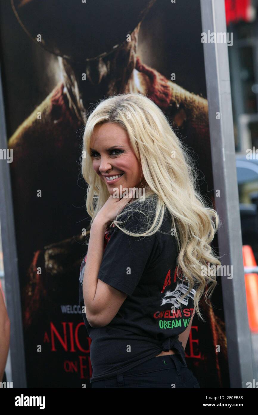 27 April 2010- Hollywood, California- Bridget Marquardt arrives at the ...