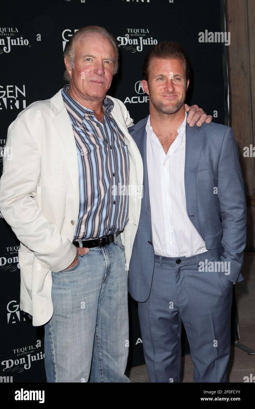 03 May 2010- Hollywood, California- Actor James Caan and Scott Caan ...