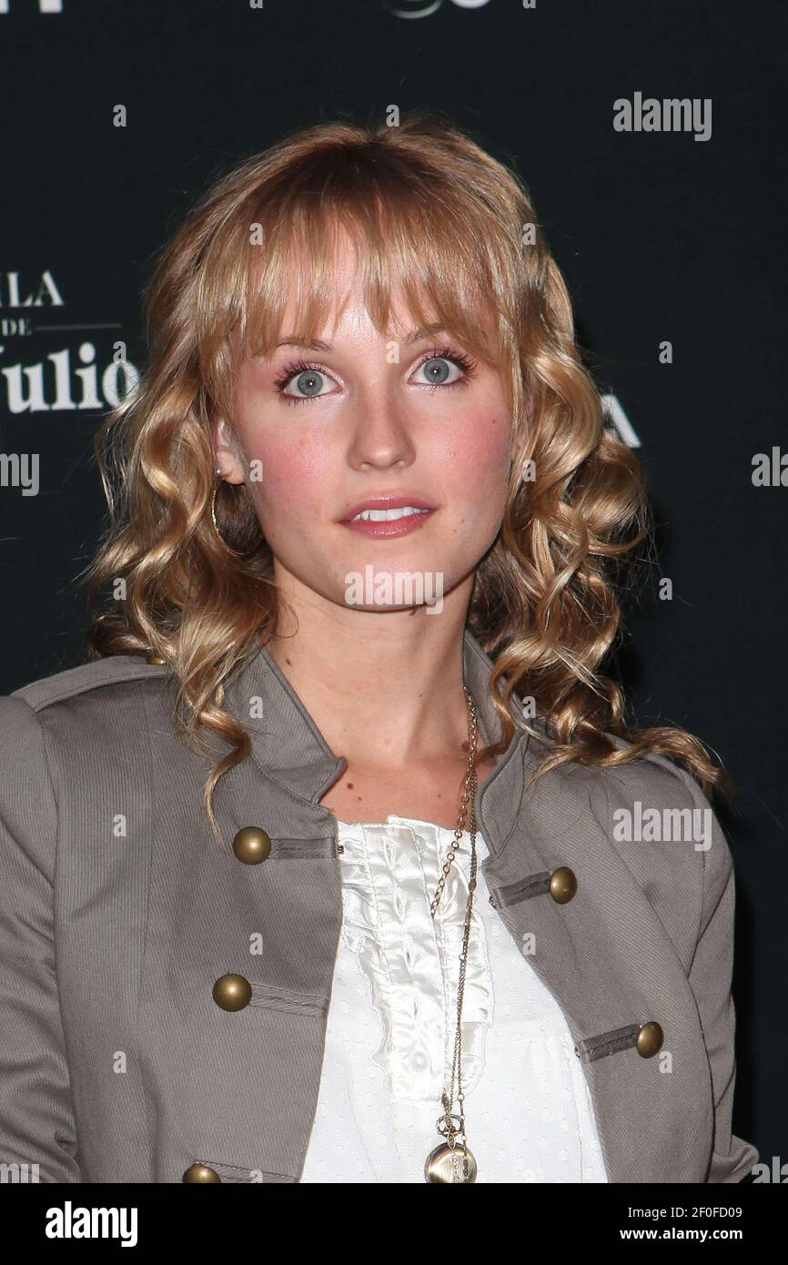 03 May 2010- Hollywood, California- Actress Sara Fletcher arrives at ...