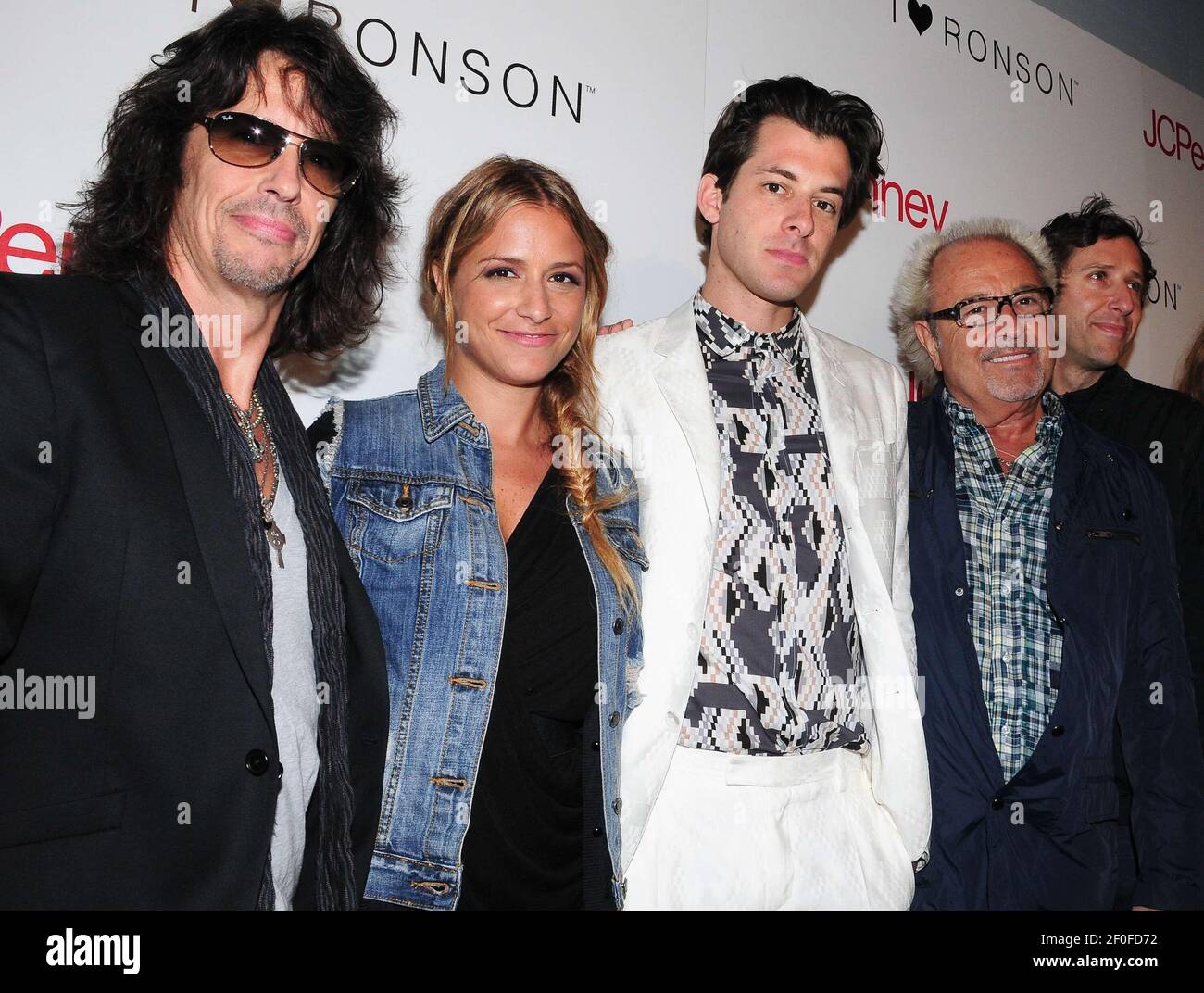 Kelly Hansen of Foreigner, designer Charlotte Ronson, DJ Mark Ronson ...