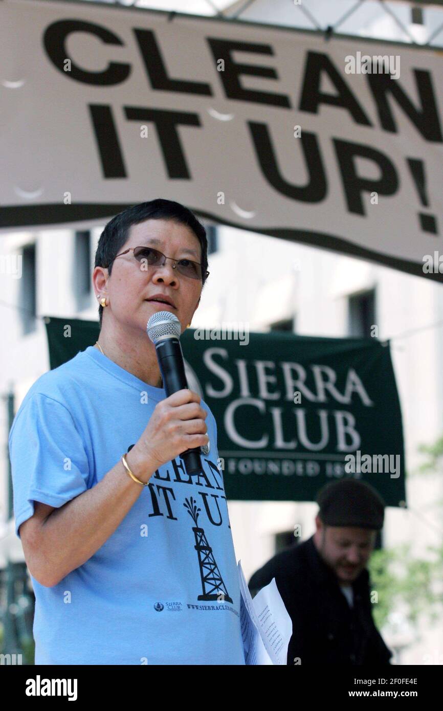 08 May 2010. New Orleans, Louisiana, USA. Allison Chin, President of ...
