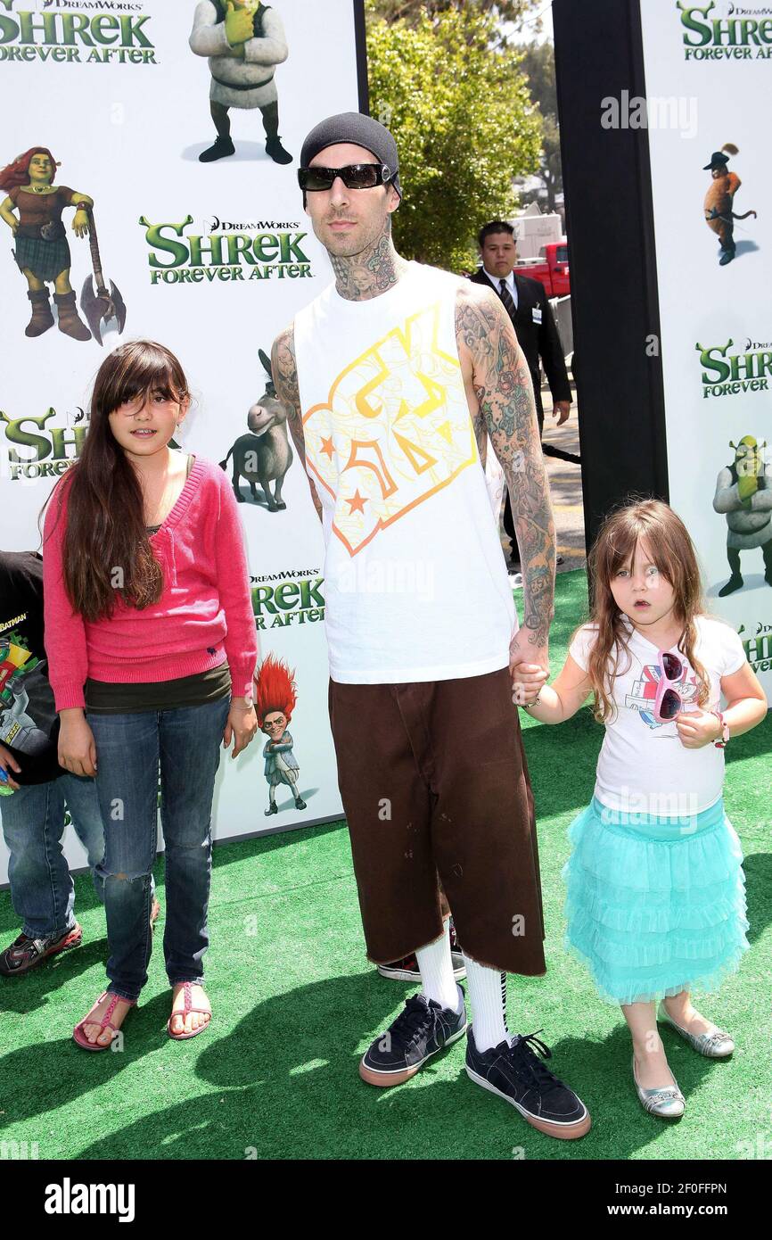 16 May 2010- Universal City, California- Travis Barker arrives at the ...
