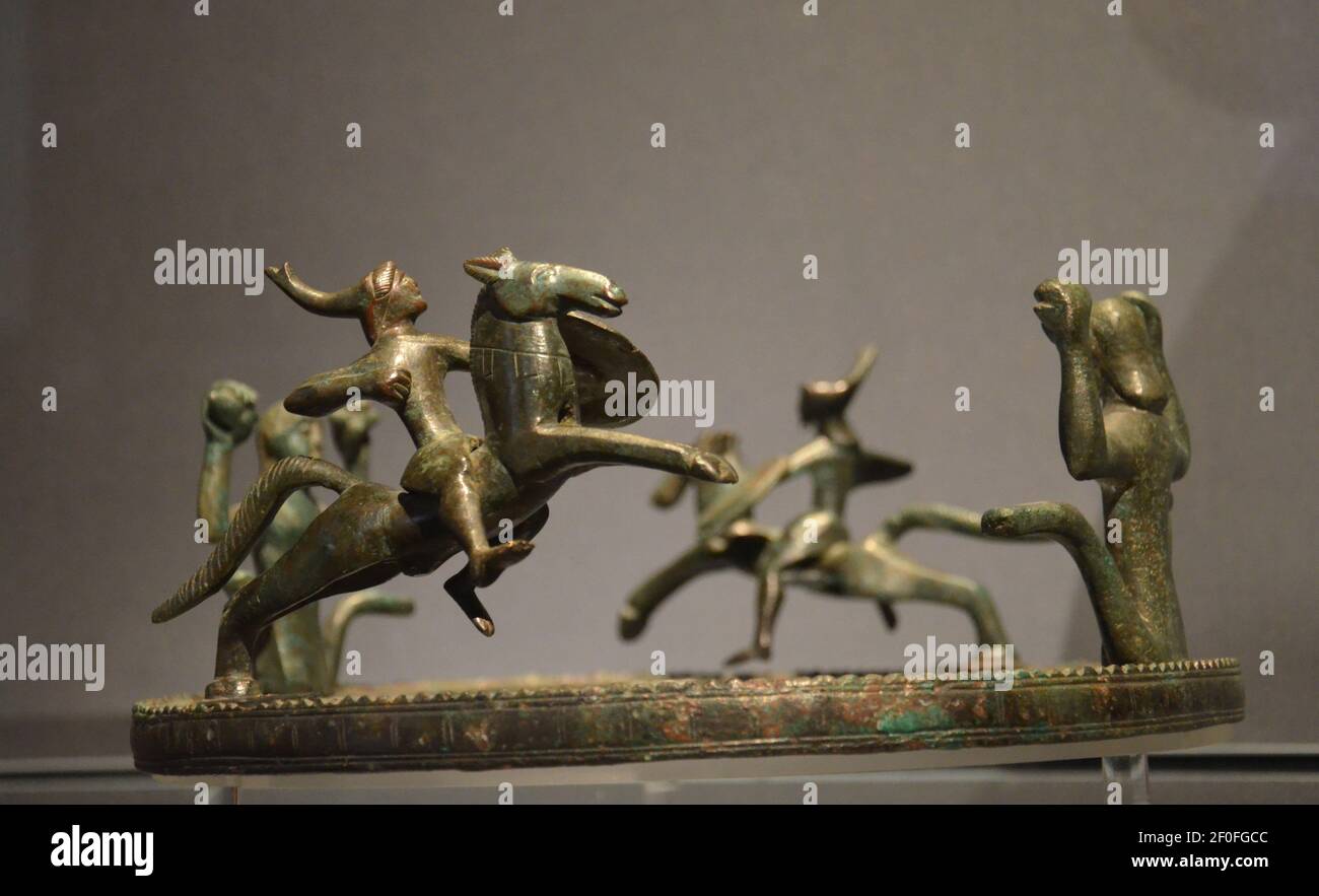 An ancient Chinese bronze artwork Stock Photo - Alamy