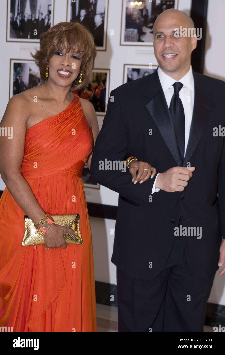 19 May 2010 - Washington, D.C. - Cory Booker and Gayle King. Arrivals at the White House Mexico ...