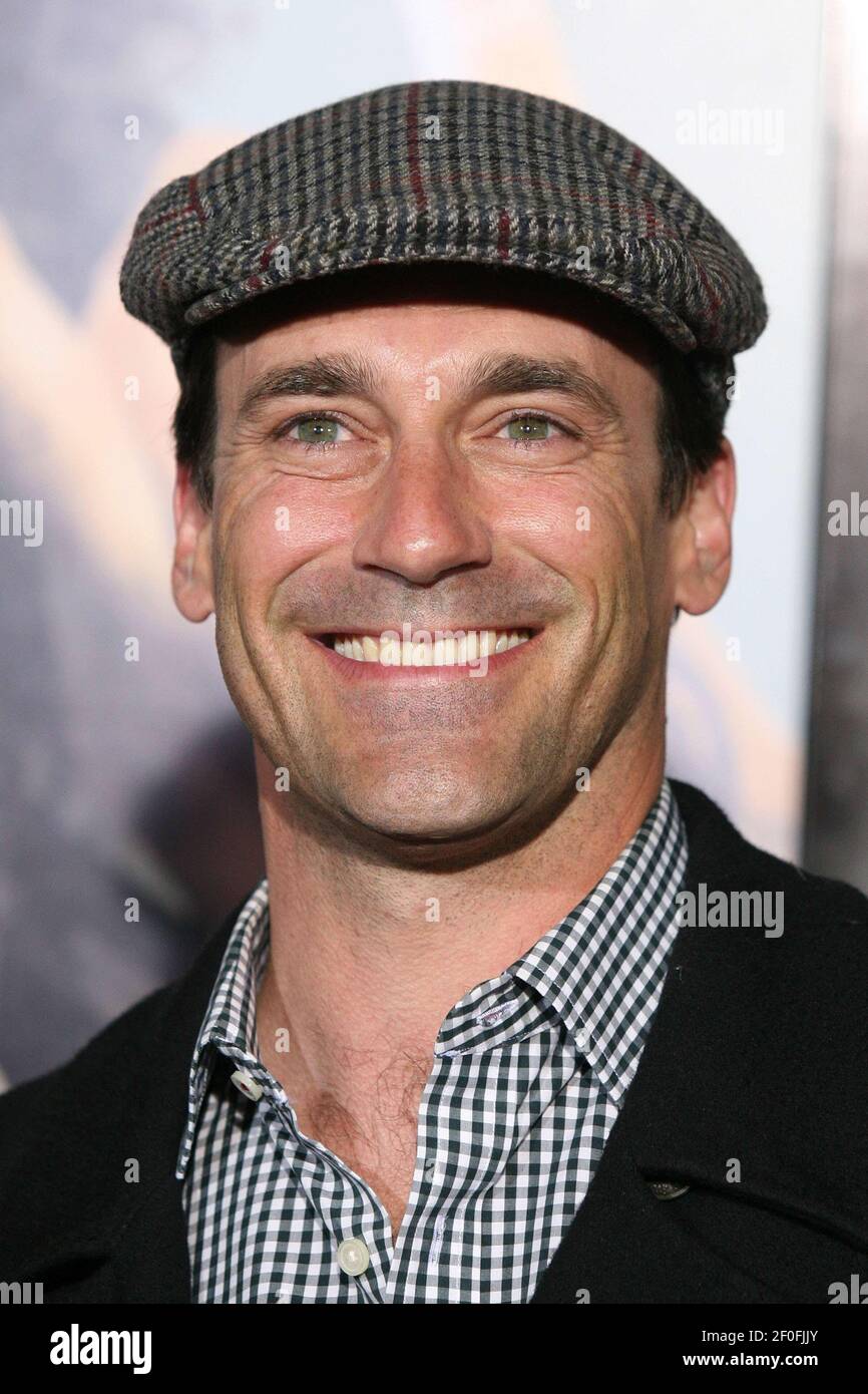 25 May 2010- Los Angles, California- Jon Hamm arrives to the premiere ...