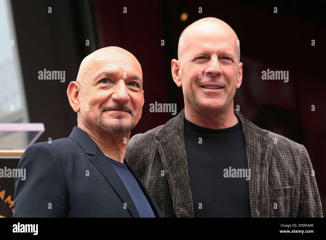 27 May 2010- Los Angles, California- Sir Ben Kingsley and Bruce Willis ...