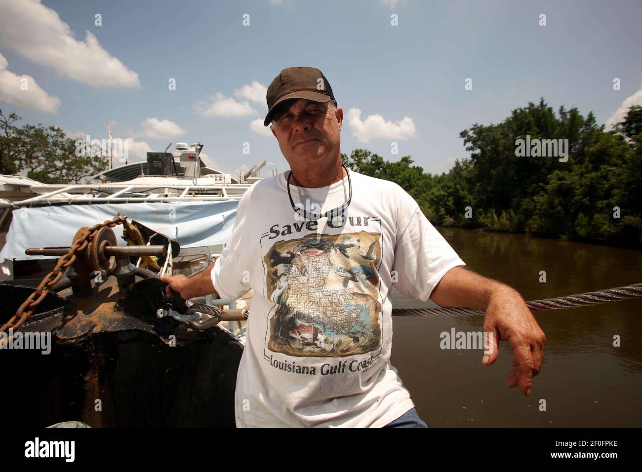 10 June 2010. Breton Sound Marina, Hopedale, Louisiana. USA - Ricky ...