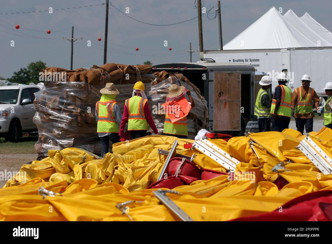 10 June 2010. Breton Sound Marina, Hopedale, Louisiana. USA - Breton ...