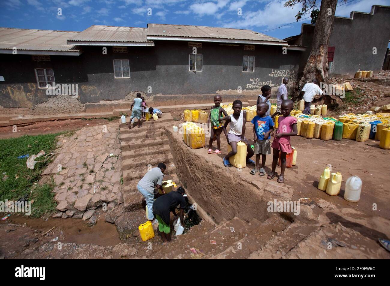 Rubbish in drainage ditch hi-res stock photography and images - Alamy