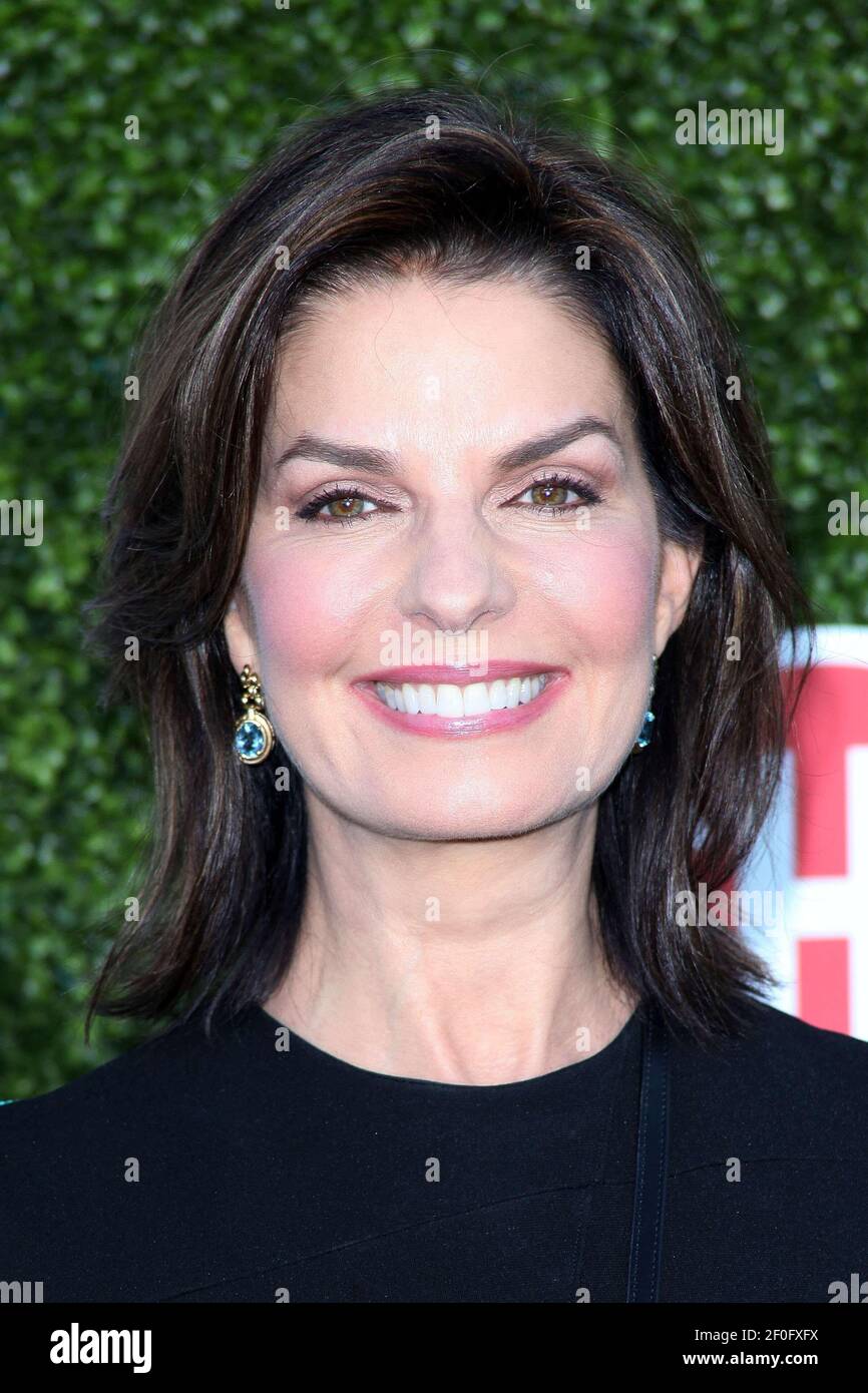 28 July 2010- Beverly Hills, California- Sela Ward arrive to the CBS ...