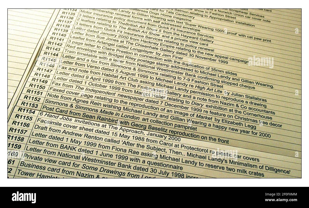 MICHAEL LANDY ARTIST Stock Photo - Alamy