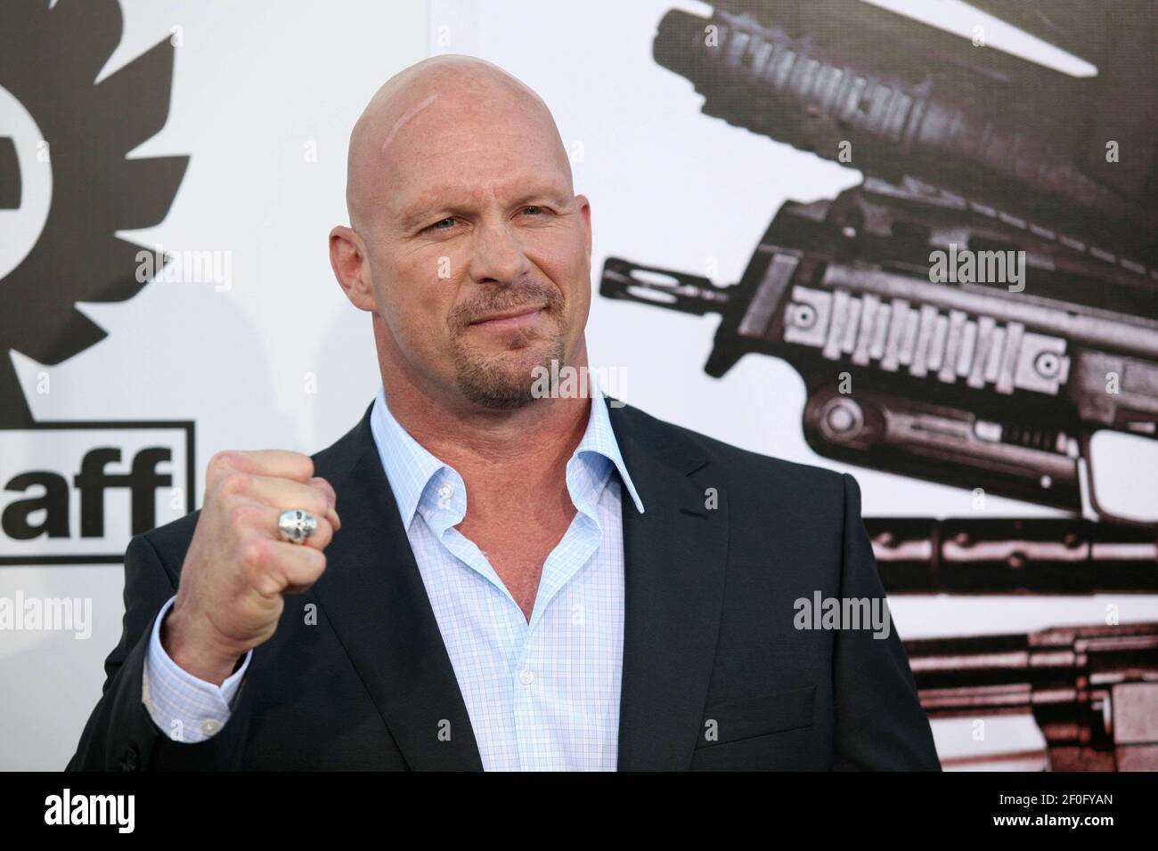 03 August 2010- Hollywood, California- Actor Steve Austin arrives to ...