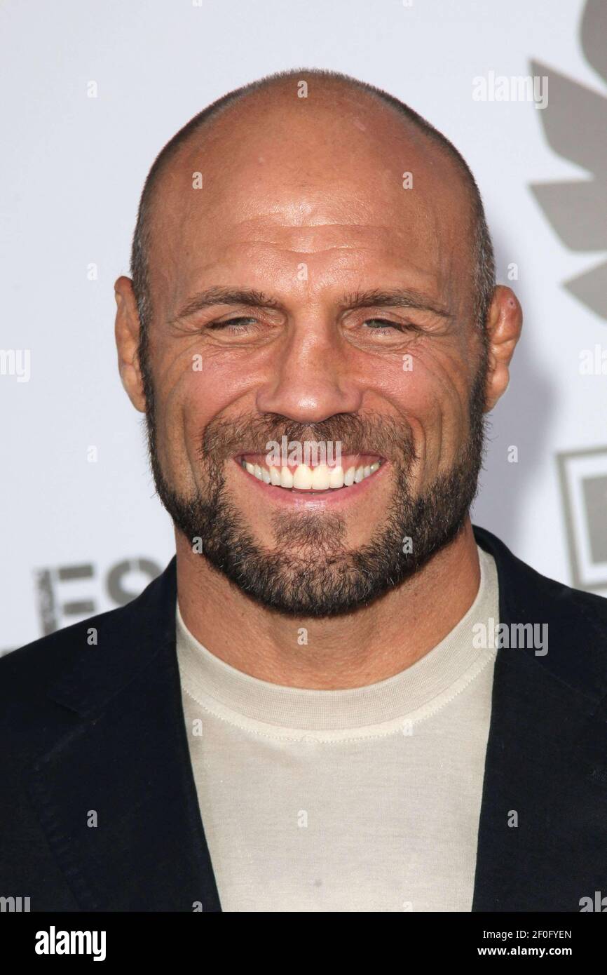 03 August 2010- Hollywood, California- Randy Couture arrives to the ...