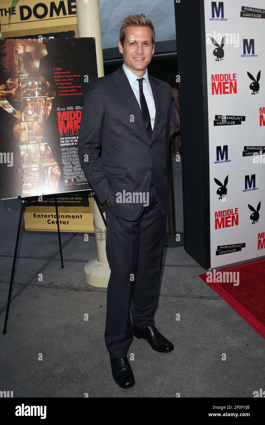 5 August 2010 - Hollywood, CA - Actor Gabriel Macht arrives to the ...