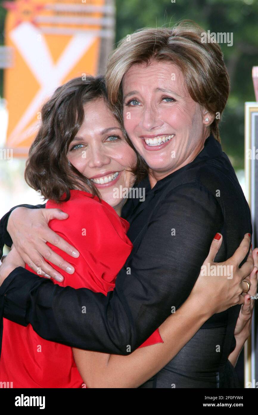 6 August 2010 - Hollywood, CA - Actors Maggie Gyllenhaal and Emma ...