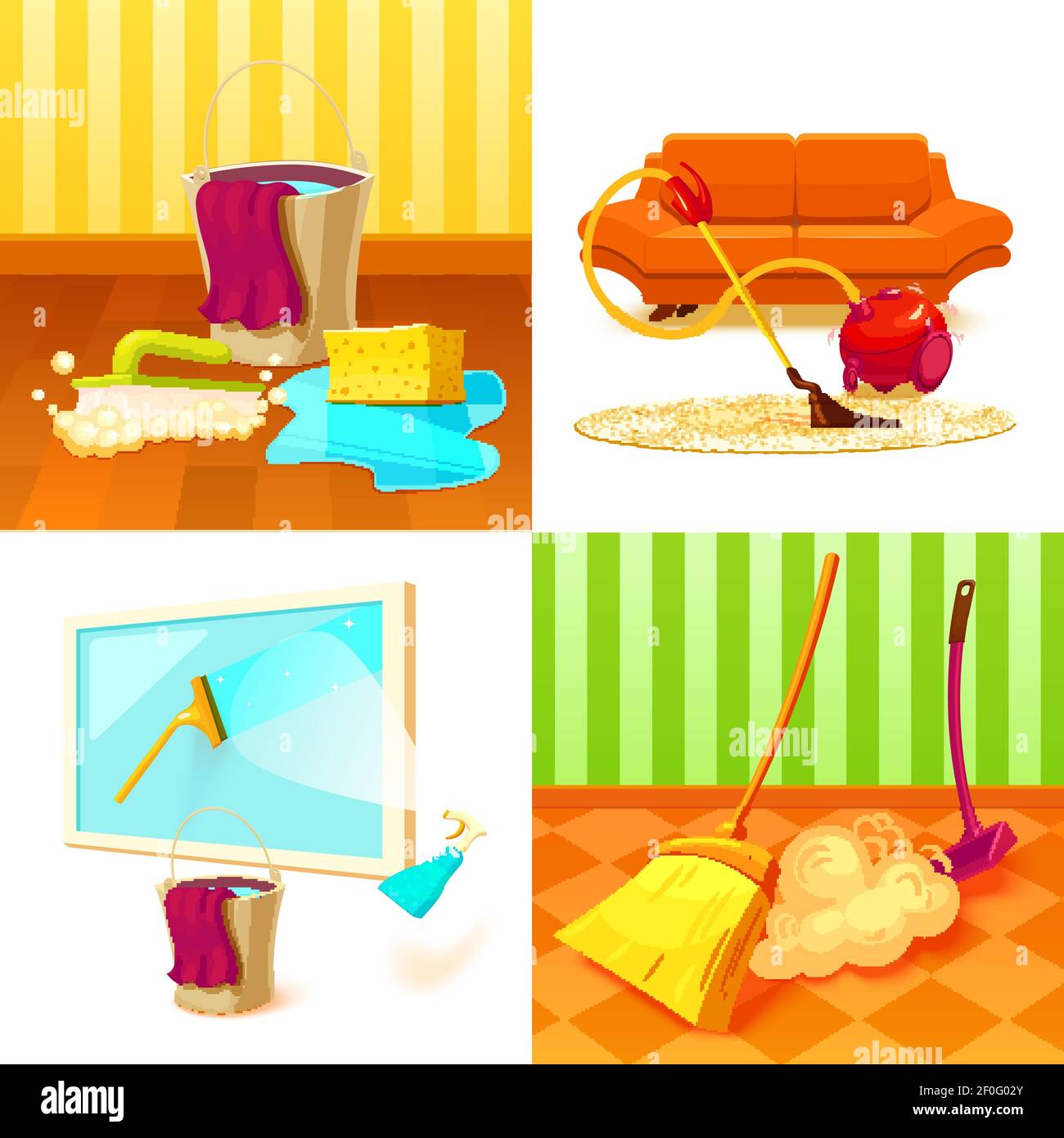 Square means Stock Vector Images - Alamy