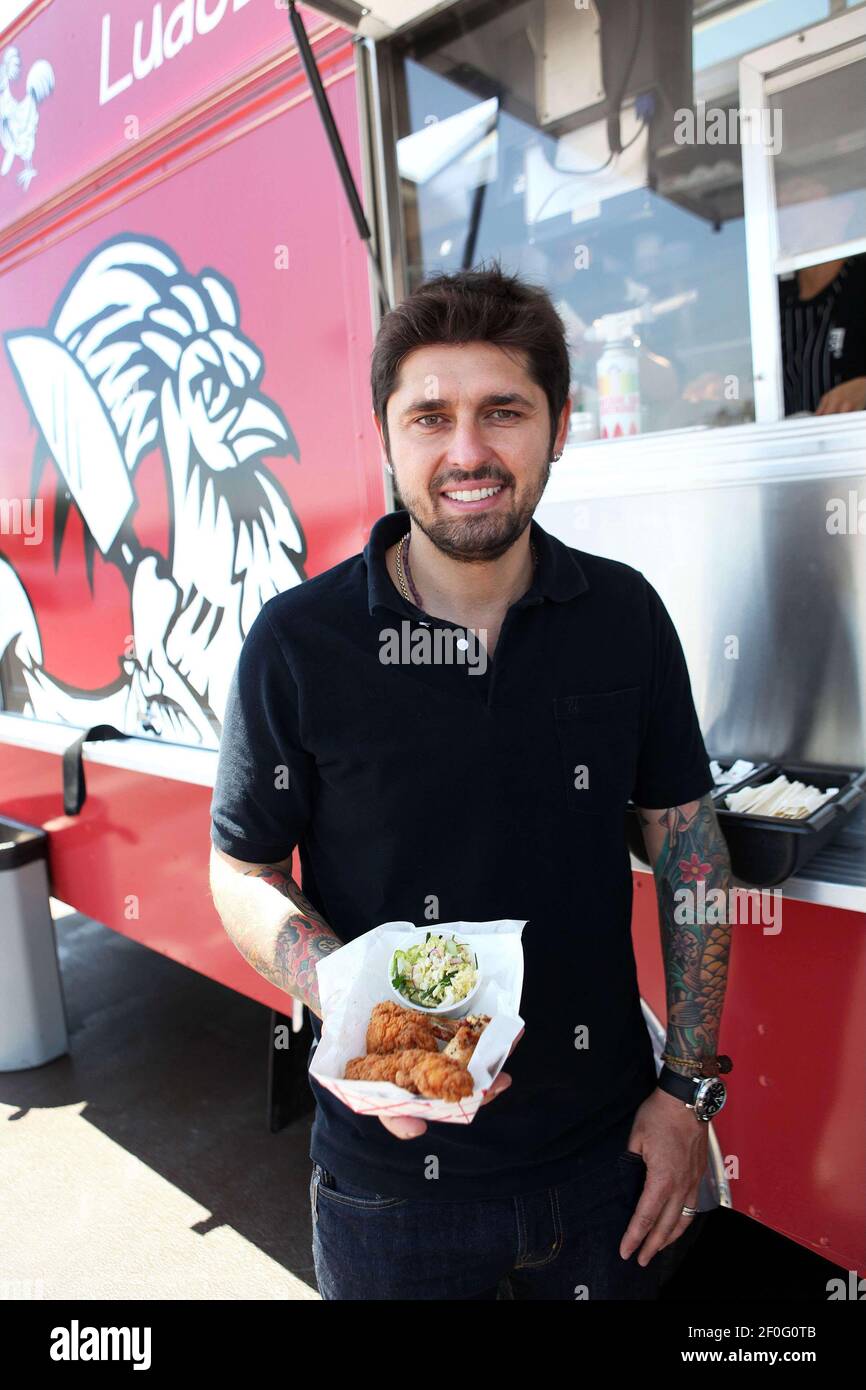 14 August 2010 - Los Angeles, CA - French chef Ludo Lefebvre poses with ...