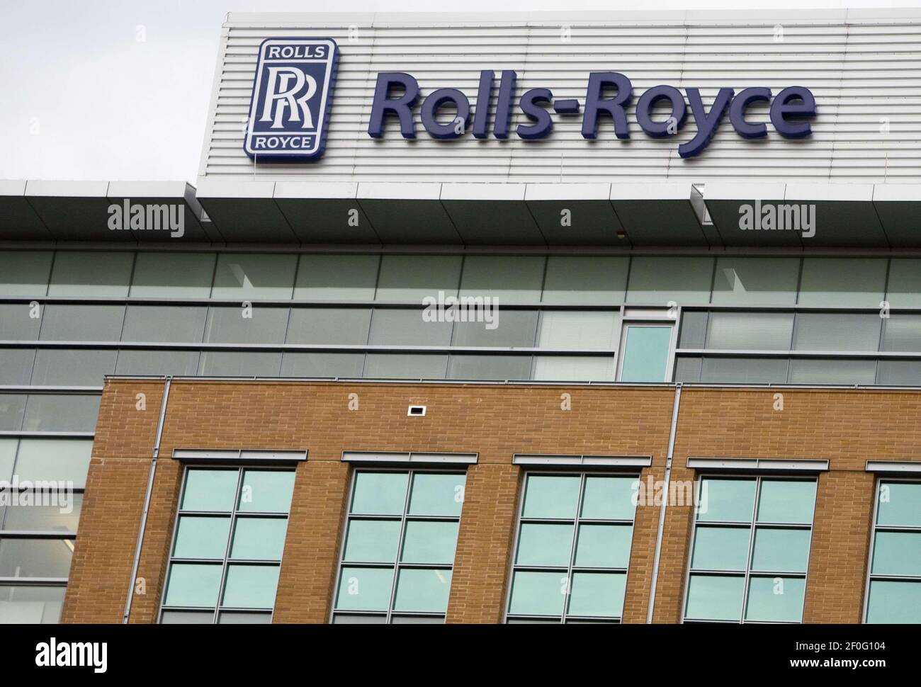 1 August 2010 - Herndon, Virginia - A Rolls-Royce office building in ...