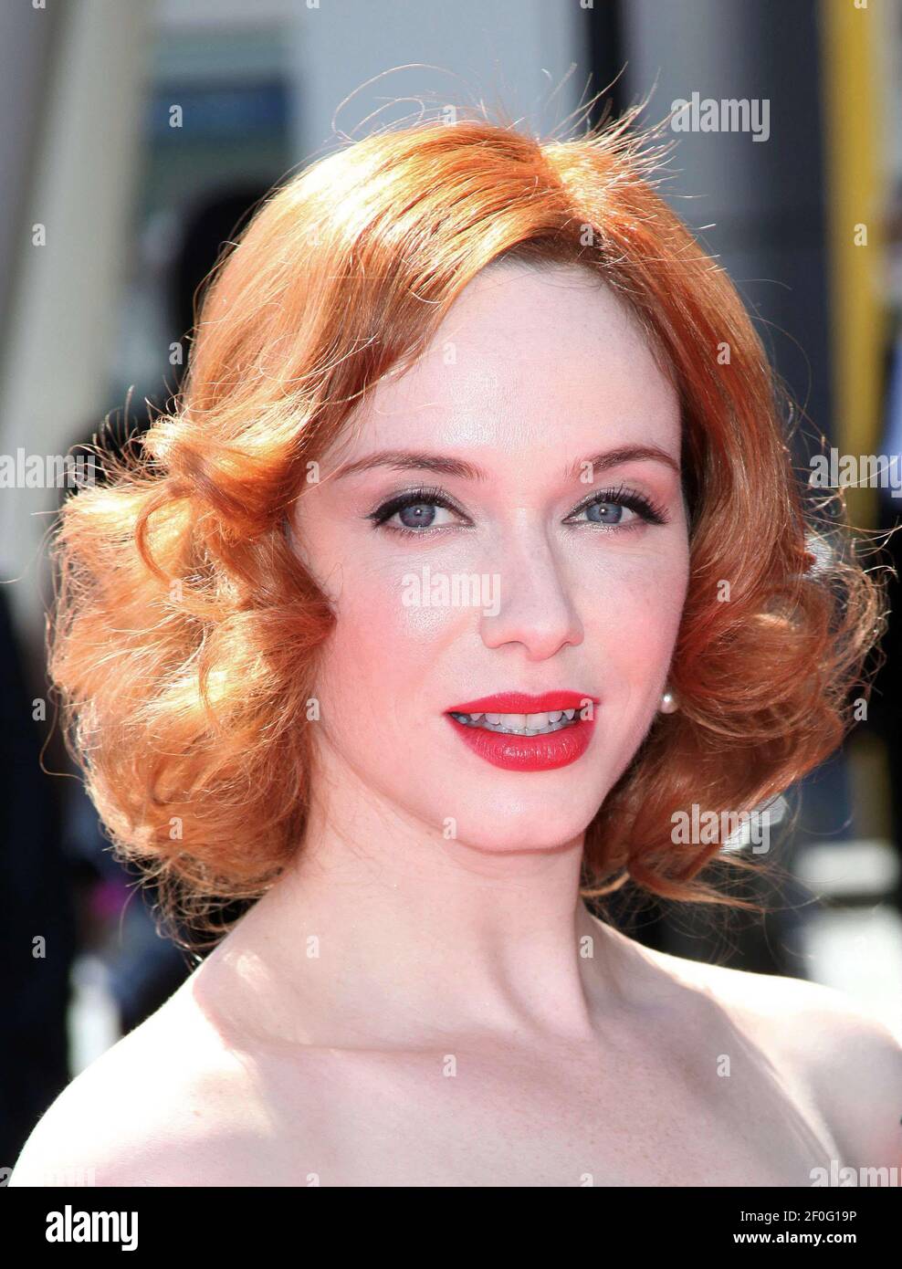 21 August 2010 - Los Angeles, CA - Actress Christina Hendricks arrives ...