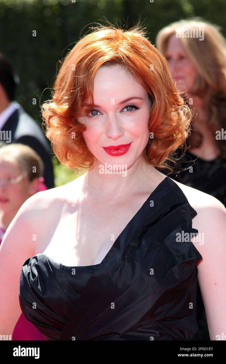 21 August 2010 - Los Angeles, CA - Actress Christina Hendricks arrives ...