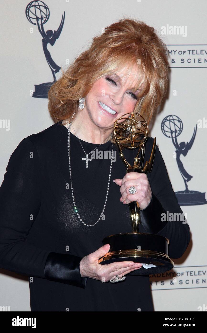 21 August 2010 - Los Angeles, CA - Ann-Margret poses backstage with her ...