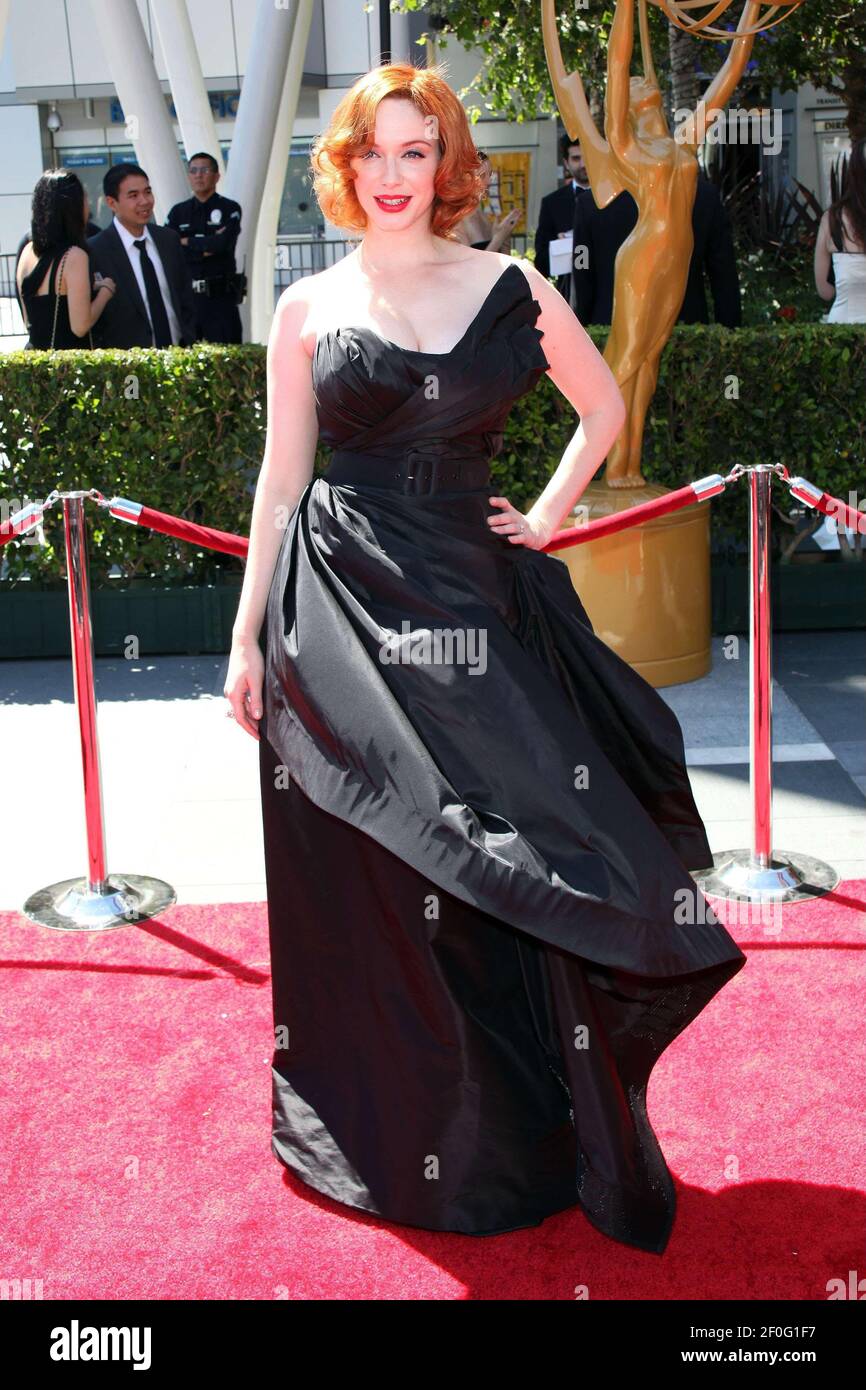 21 August 2010 - Los Angeles, CA - Actress Christina Hendricks arrives ...