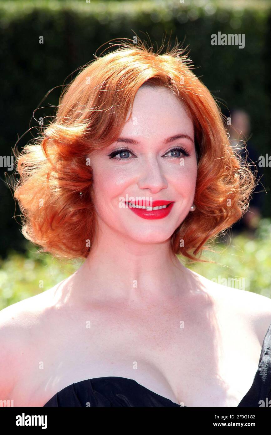 21 August 2010 - Los Angeles, CA - Actress Christina Hendricks arrives ...