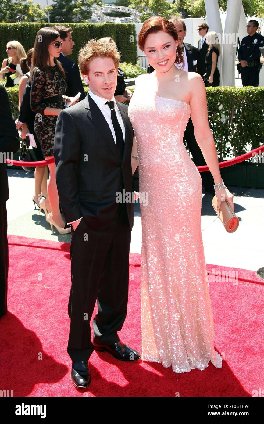 21 August 2010 - Los Angeles, CA - Seth Green and Clare Grant arrive at ...