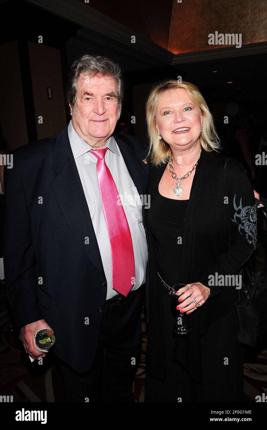Hugh O'Brian and Virginia Barber. 21 August 2010, Los Angeles, CA. The ...