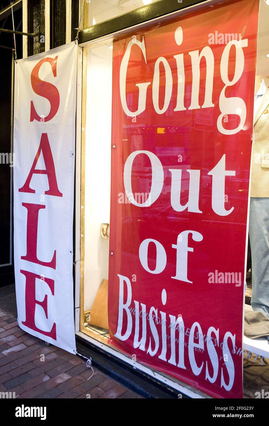 24 August 2010 - Washington, D.C. - A clothing store in the Georgetown ...