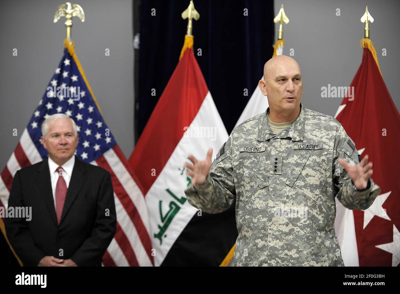 1 September 2010 - Camp Victory, Iraq - Army Gen. Raymond T. Odierno ...
