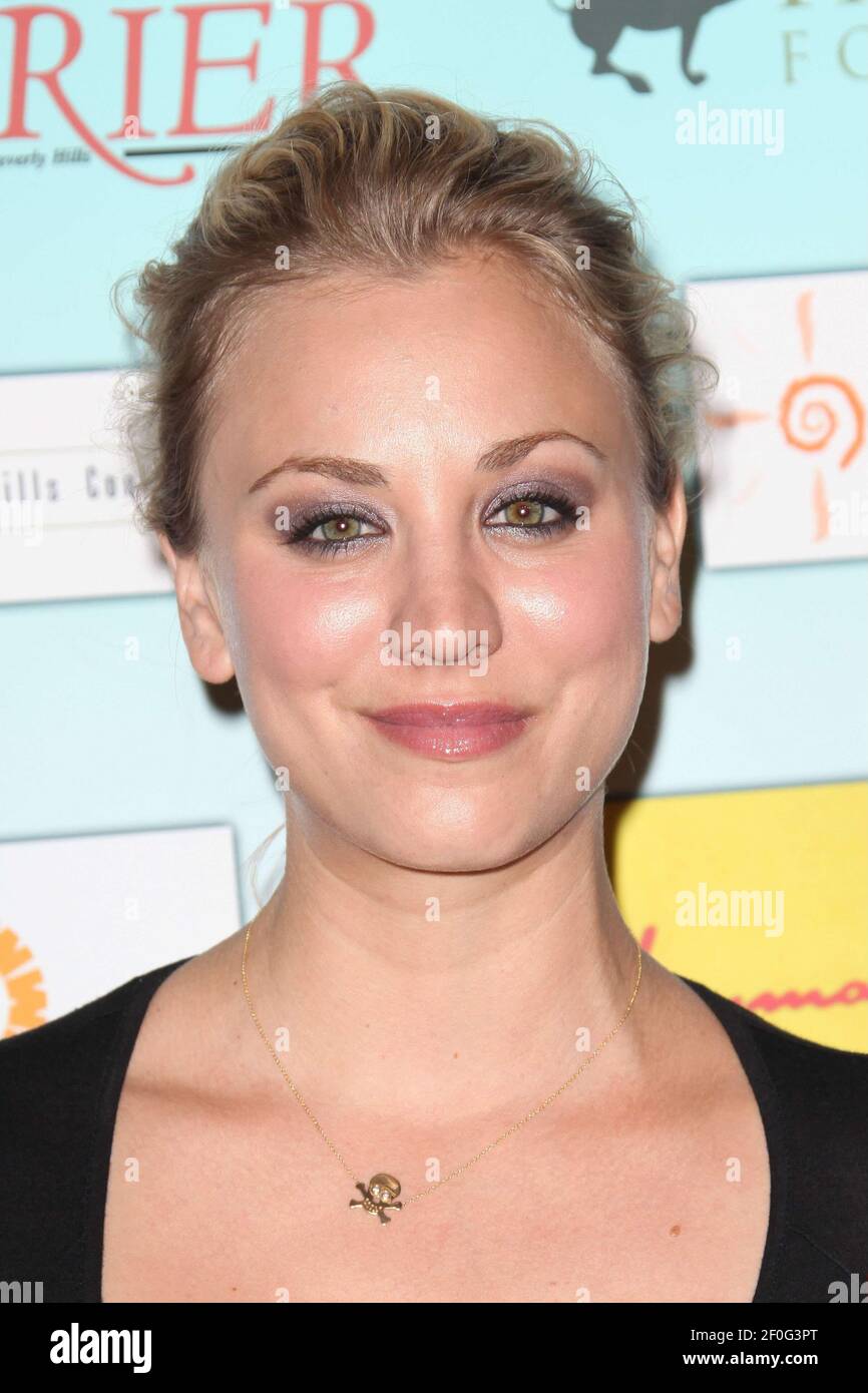 02 September 2010 - Beverly Hills, CA - Kaley Cuoco arrives to the 9.02 ...
