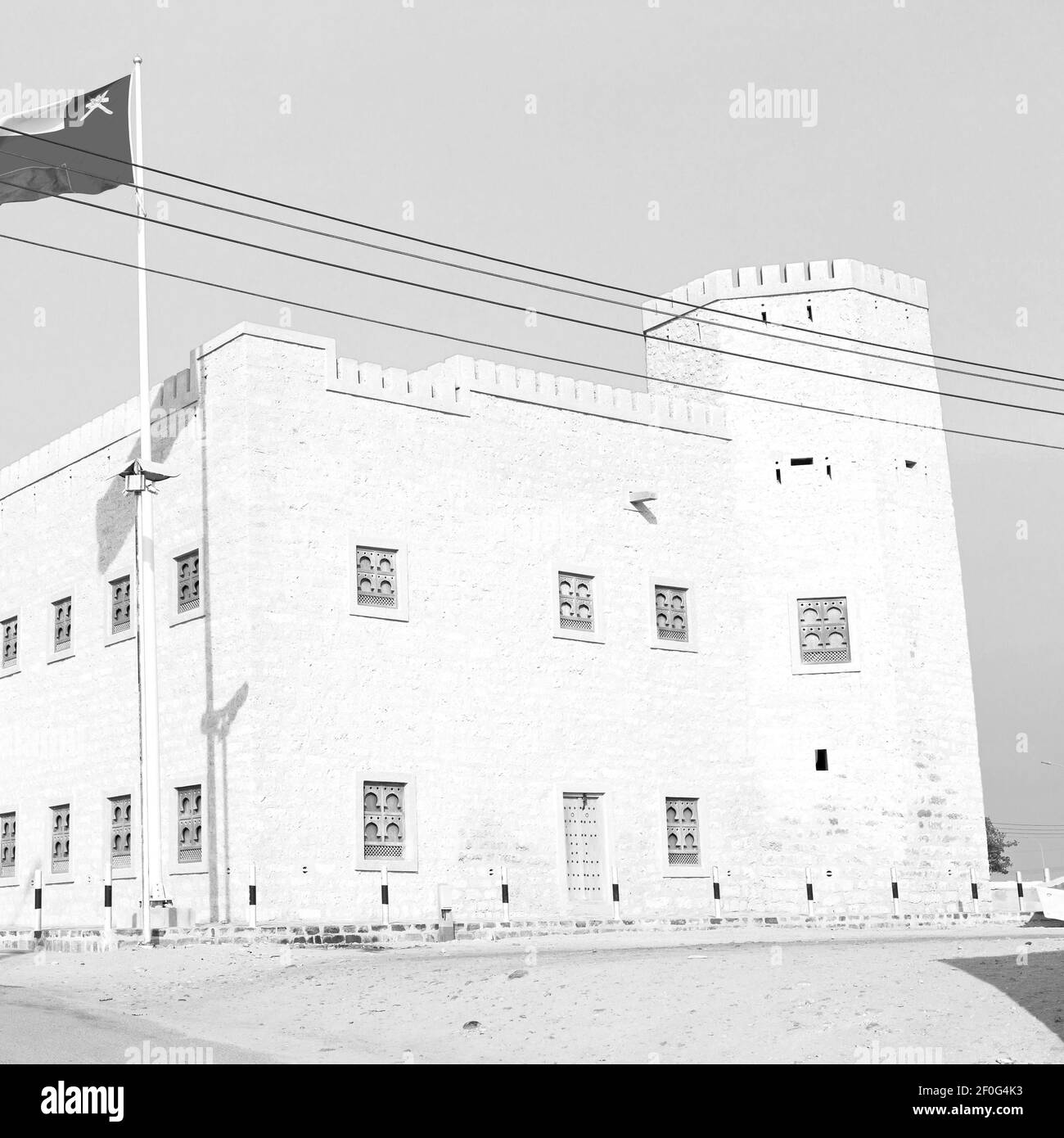 Muscat old town Black and White Stock Photos & Images - Alamy